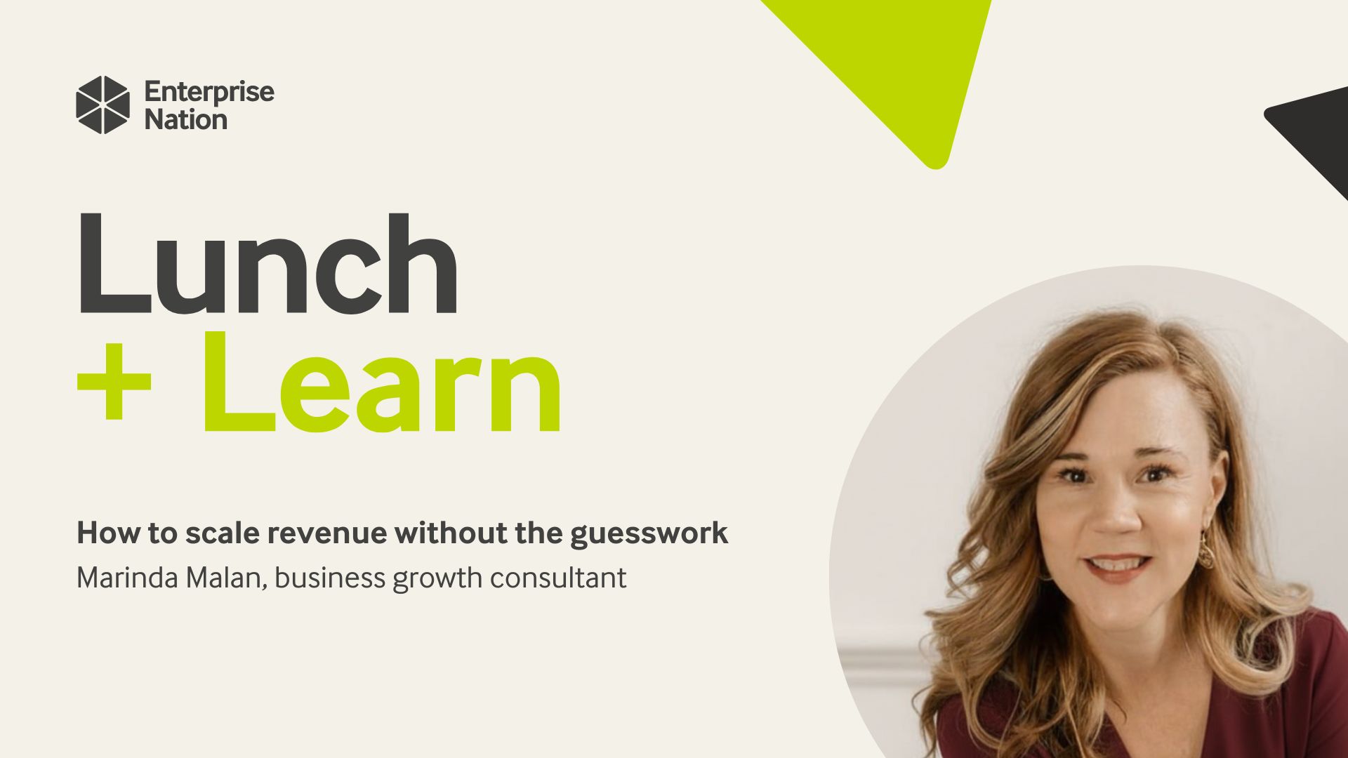 How to scale revenue without the guesswork | Lunch and Learn, Monday ...